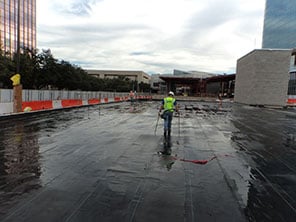 Electronic Leak Detection (ELD) on Waterproofing Membranes