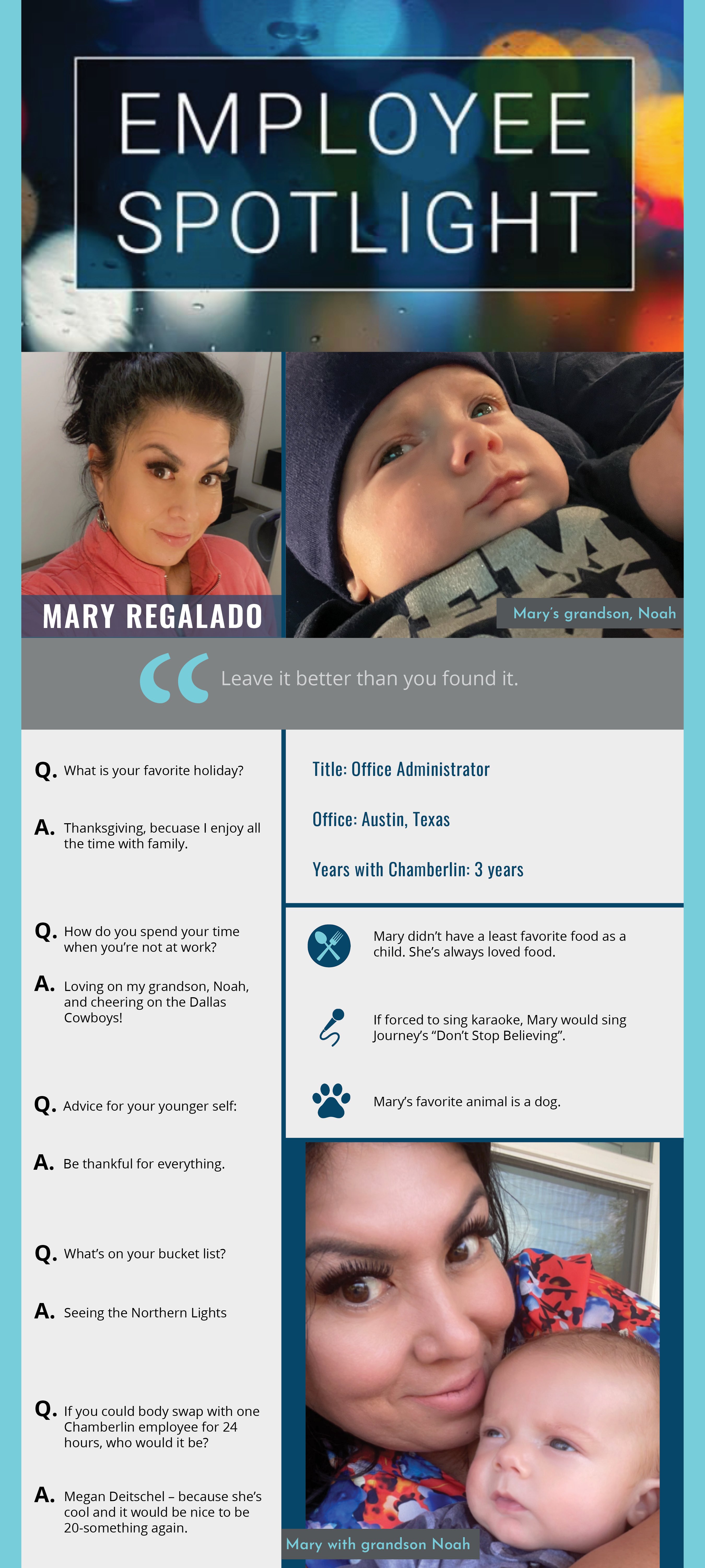 Employee Profile - Mary Regalado